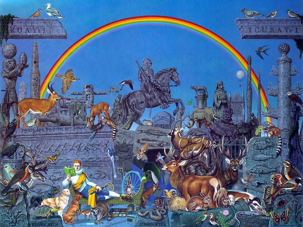 Painting of Mike Wilks artist, Mike Wilks paintings