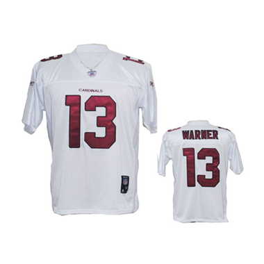 Warner Jersey, #13 Arizona Cardinals Authentic NFL Jersey in White ...