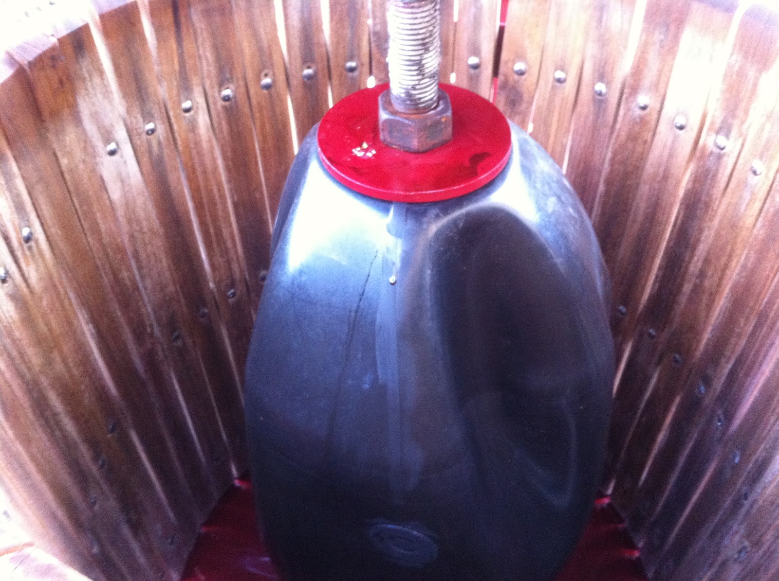 Fake Plastic Barrels: Barbera Drain and Press
