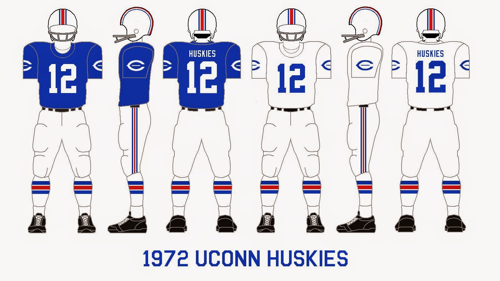 Gridiron Garb: UConn Huskies (1971-72)