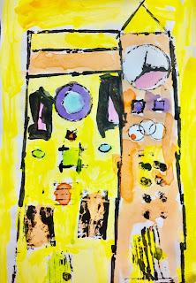 TNPS Student Artists: YEAR 1 BUILDING PRINTS