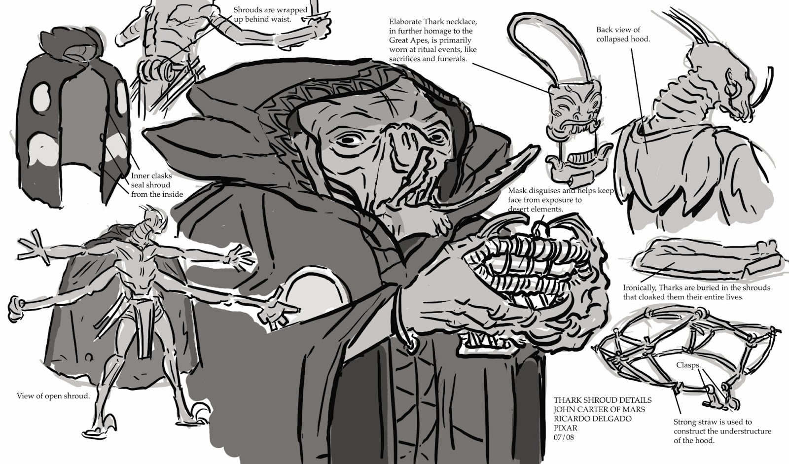 Ricardo Delgado's blog: John Carter of Mars- Thark drawing