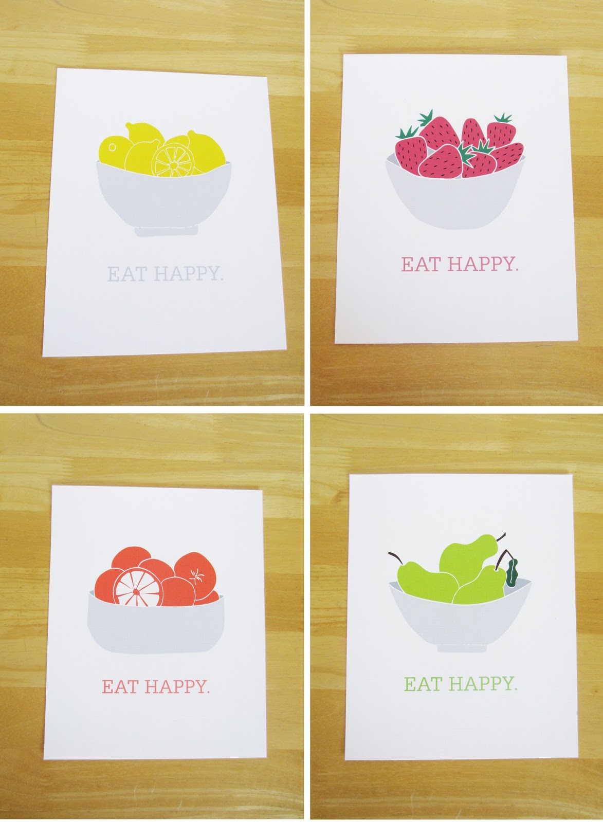 Eat Happy Print Line - Designs by TiffanyCo
