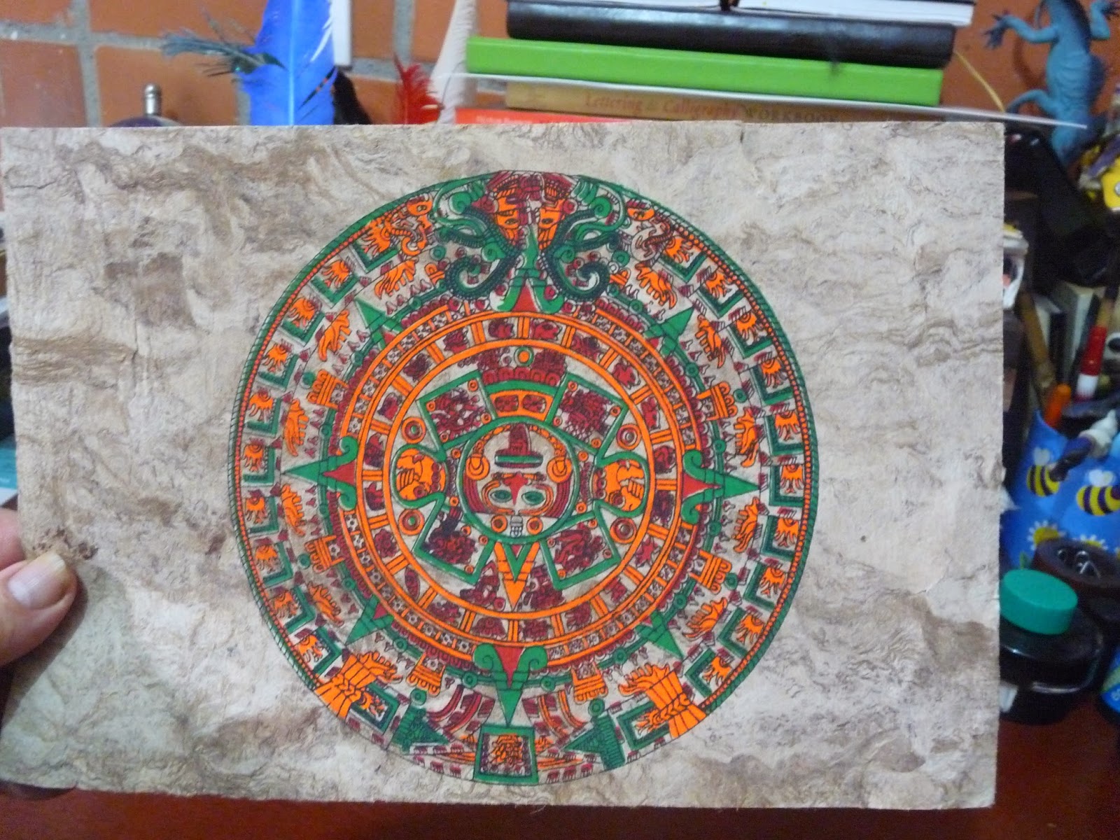 caligrafia, arte y diseño: Papel Amate (amatl).