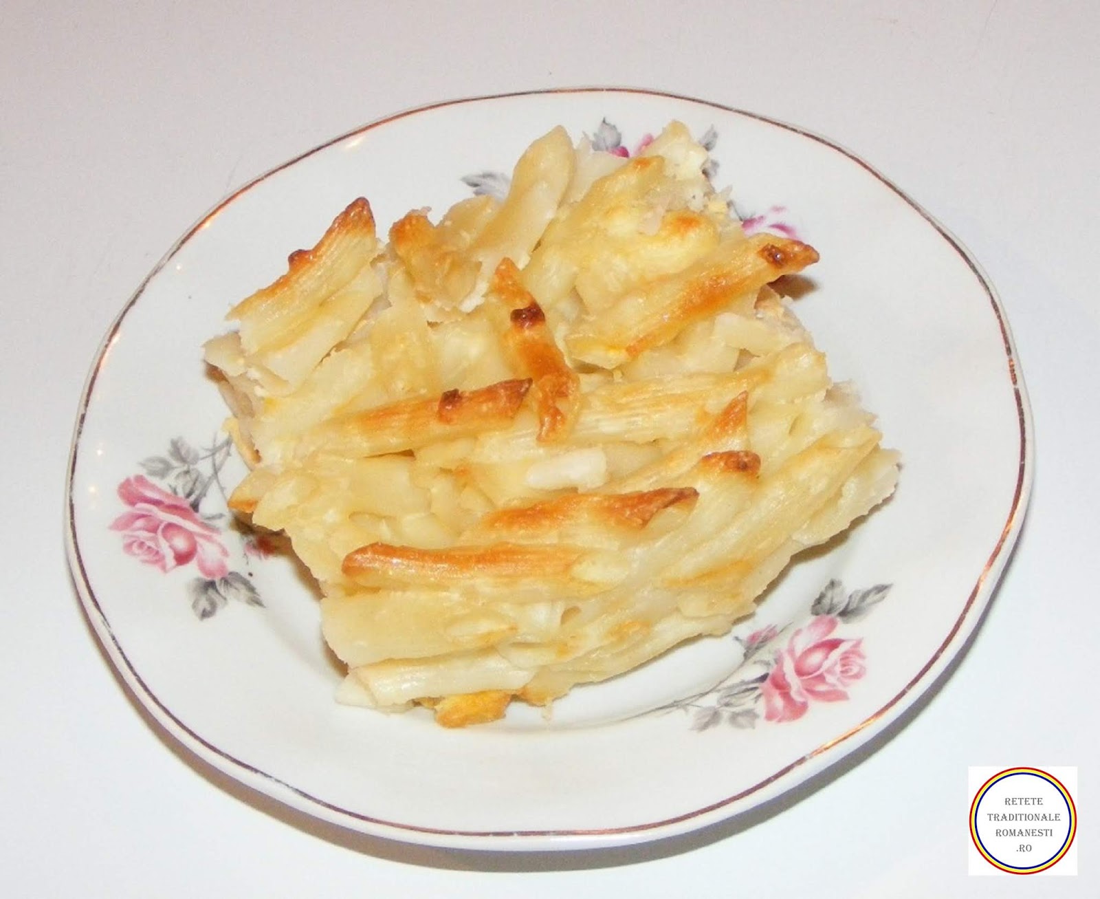 Macaroane cu branza la cuptor reteta | Retetetraditionaleromanesti.ro