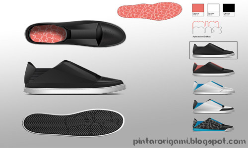 Sepatu Kets Lipat | Cara Membuat Origami | Bunga | Binatang | Bintang ...