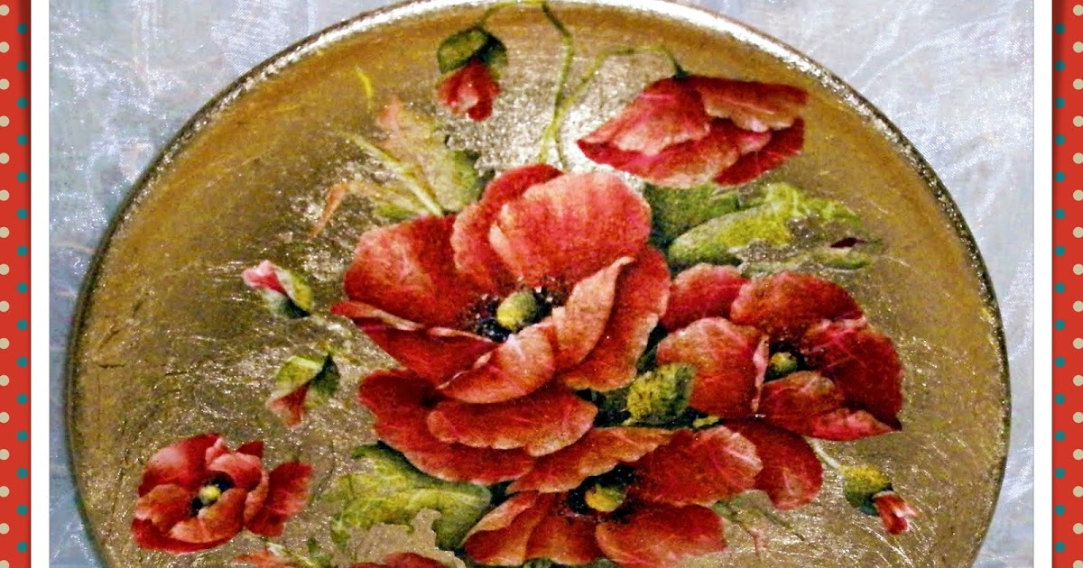 Taller de Artesanía - Página Principal: PLATOS CON FALSO PAN DE ORO Y ...