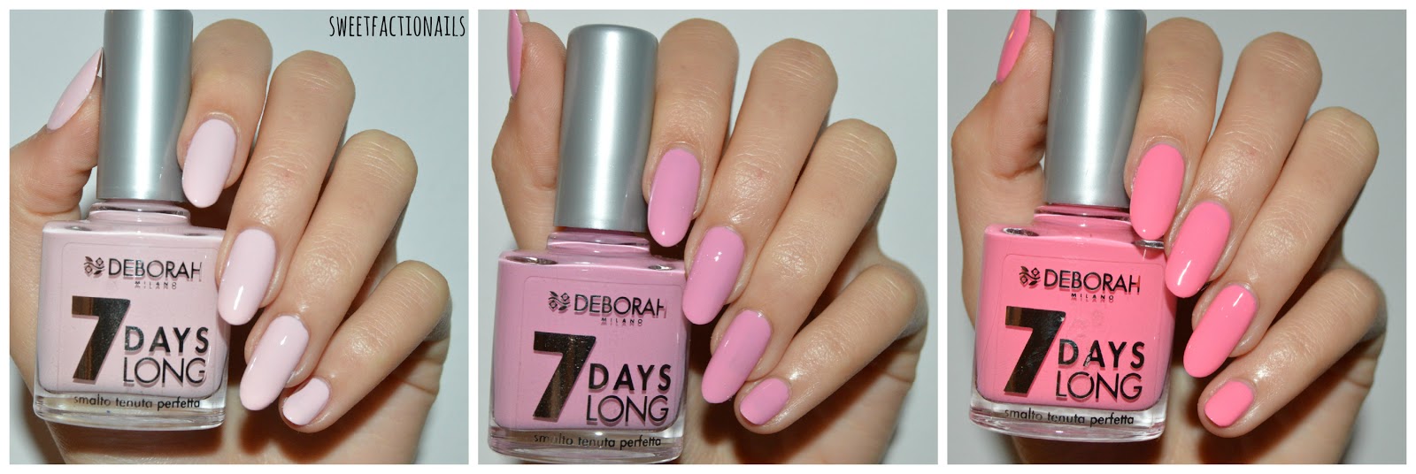 Sweetfaction: SWATCHES 7 DAYS LONG | DEBORAH MILANO