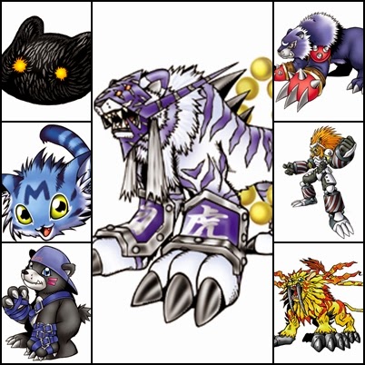 Baihumon Digivolution Line