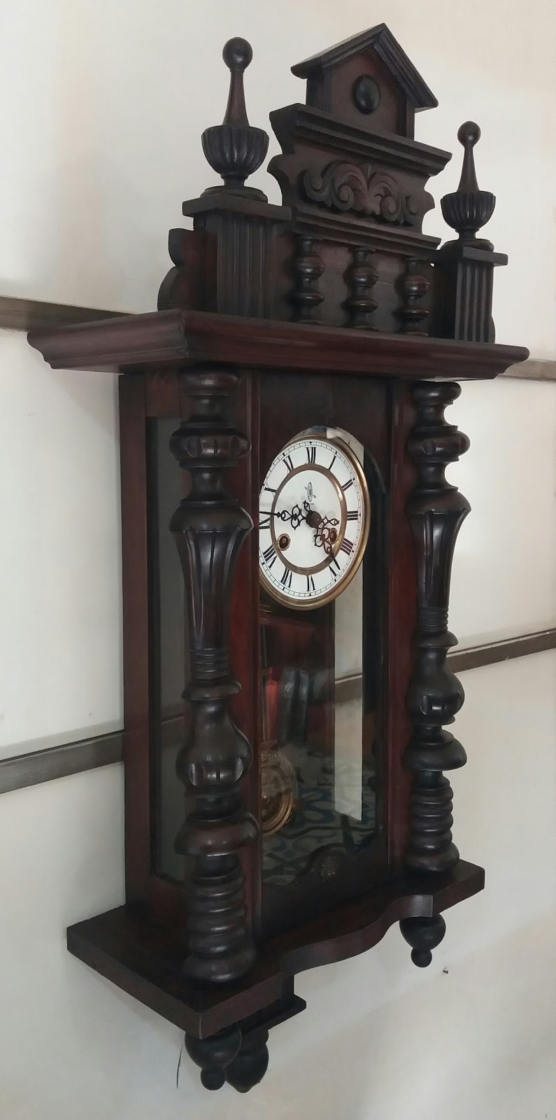 Old Vintage Gallery: Jam Dinding RA Antik "Mauthe" Germany Circa Early 1900