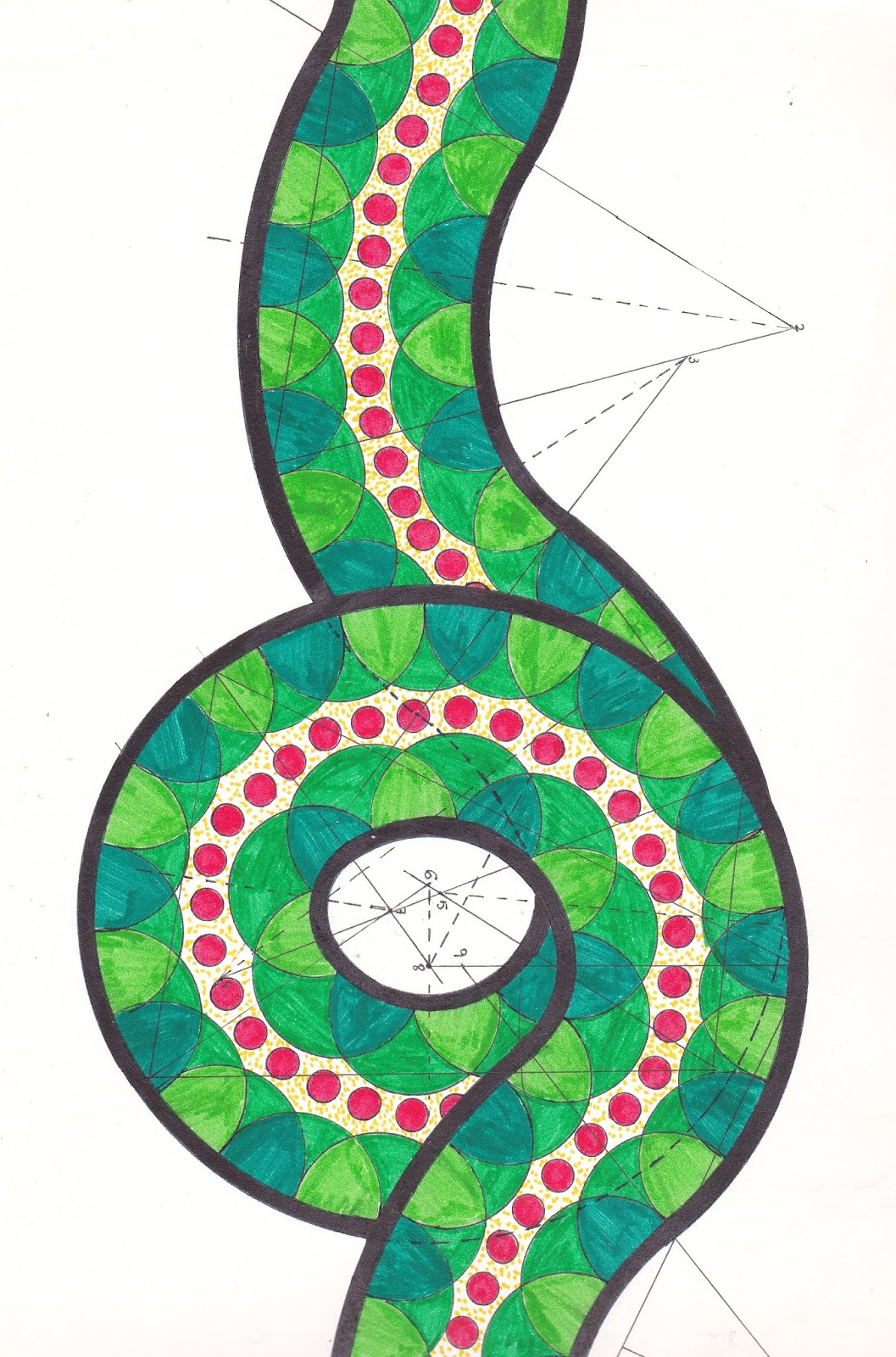 THE IDEA EXCHANGE: 91. 2º ESO. TANGENCY.HOW TO CREATE A SNAKE WITH ...