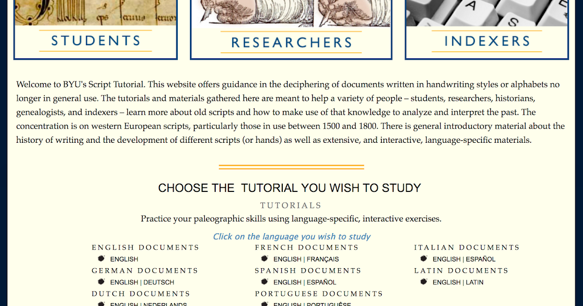 Genealogy's Star: Can you read your own handwriting? Resources for the ...