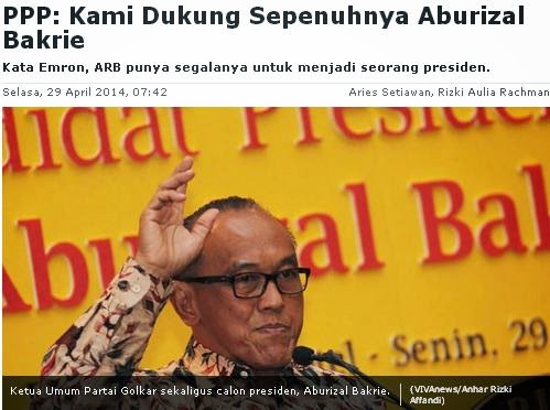PPP / Emron Dukung Aburizal Bakrie Jadi Presiden? |Info Zaman