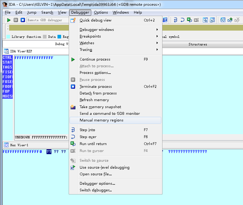 Through IDA+VMWare for debugging any kernel function