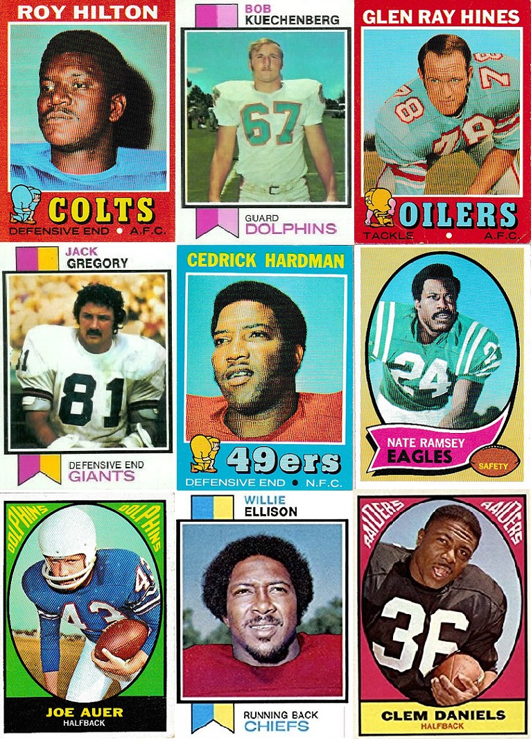 1967 Football Cards: RIP - 2019
