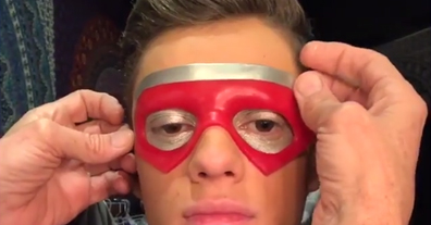 NickALive!: Jace Norman Puts On One Last 'Henry Danger' Mask Before ...