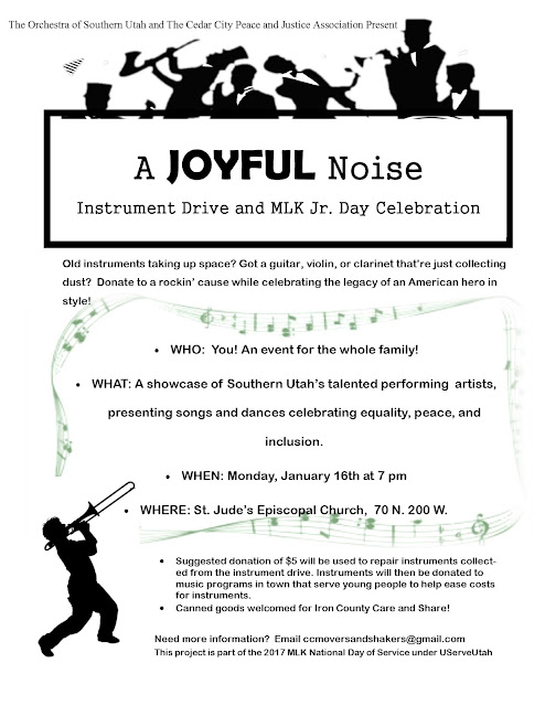 Orchestra of Southern Utah: A Joyful Noise: Instrument Drive and MLK Jr ...