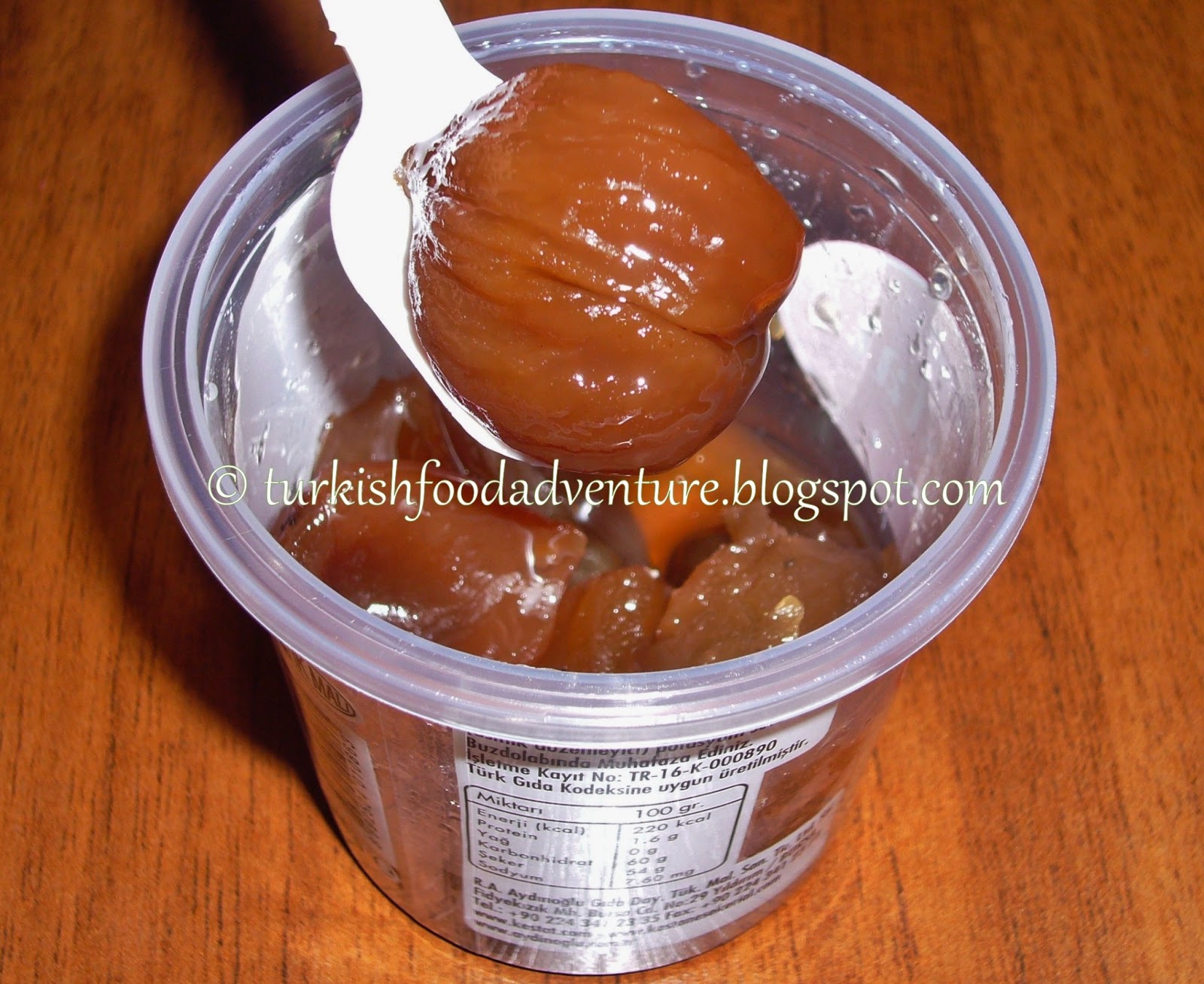 Turkish Food Adventure: Kestane şekeri - Candied chestnut, a traditional Turkish sweet