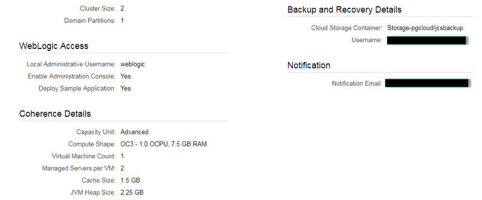 Pg S Oracle Soa Osb Tech Blog How To Provision An Oracle Java Cloud Service Instance