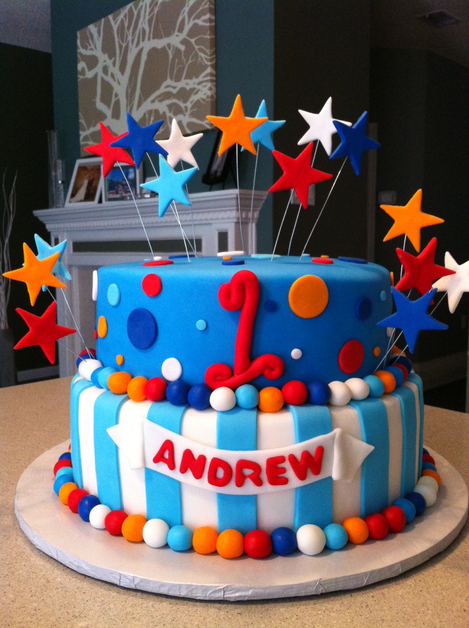 Cakes By Nancy: Andrew's 1st Birthday