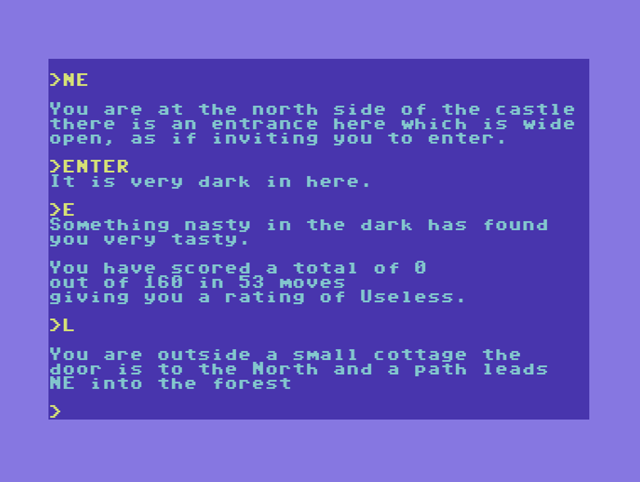 Indie Retro News: Goblin Towers - Classic 1980s C64 Text Adventure Release
