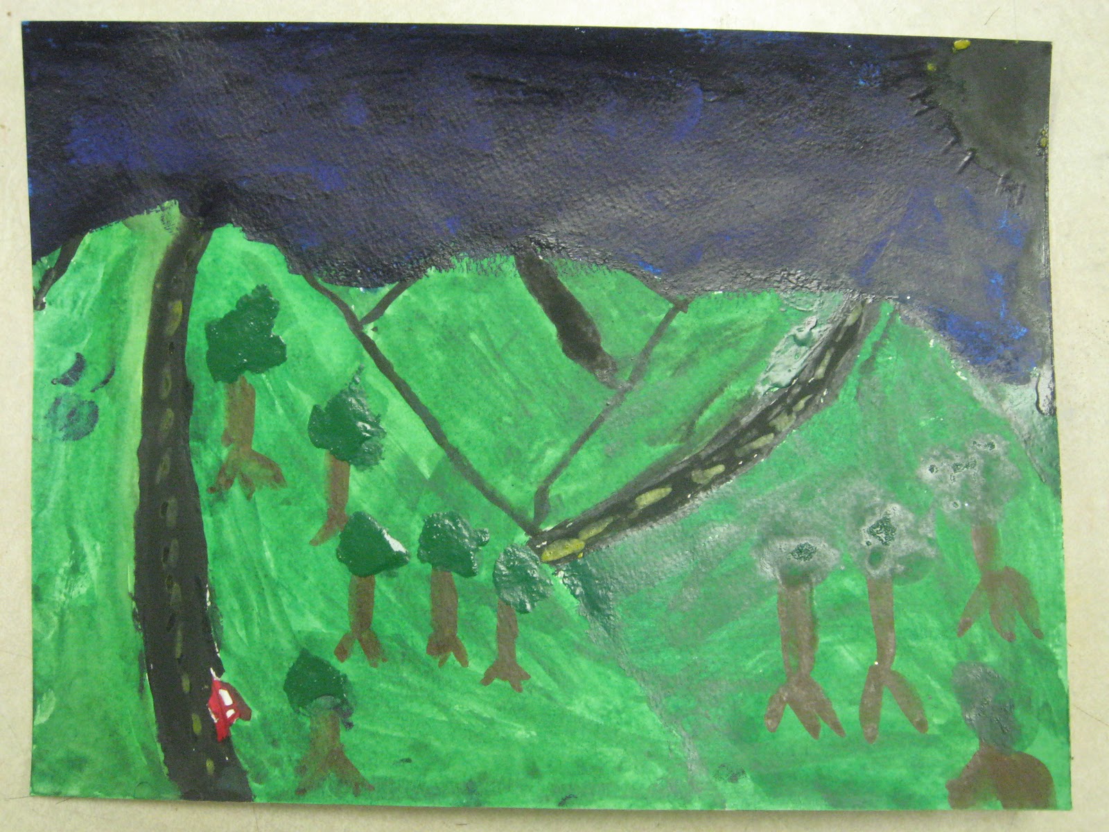 Miss Young's Art Room: 5th Grade Watercolor Landscapes