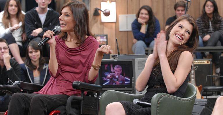 Alinne Moraes reencontra Flávia Cintra no Altas Horas: ‘Nada é por ...