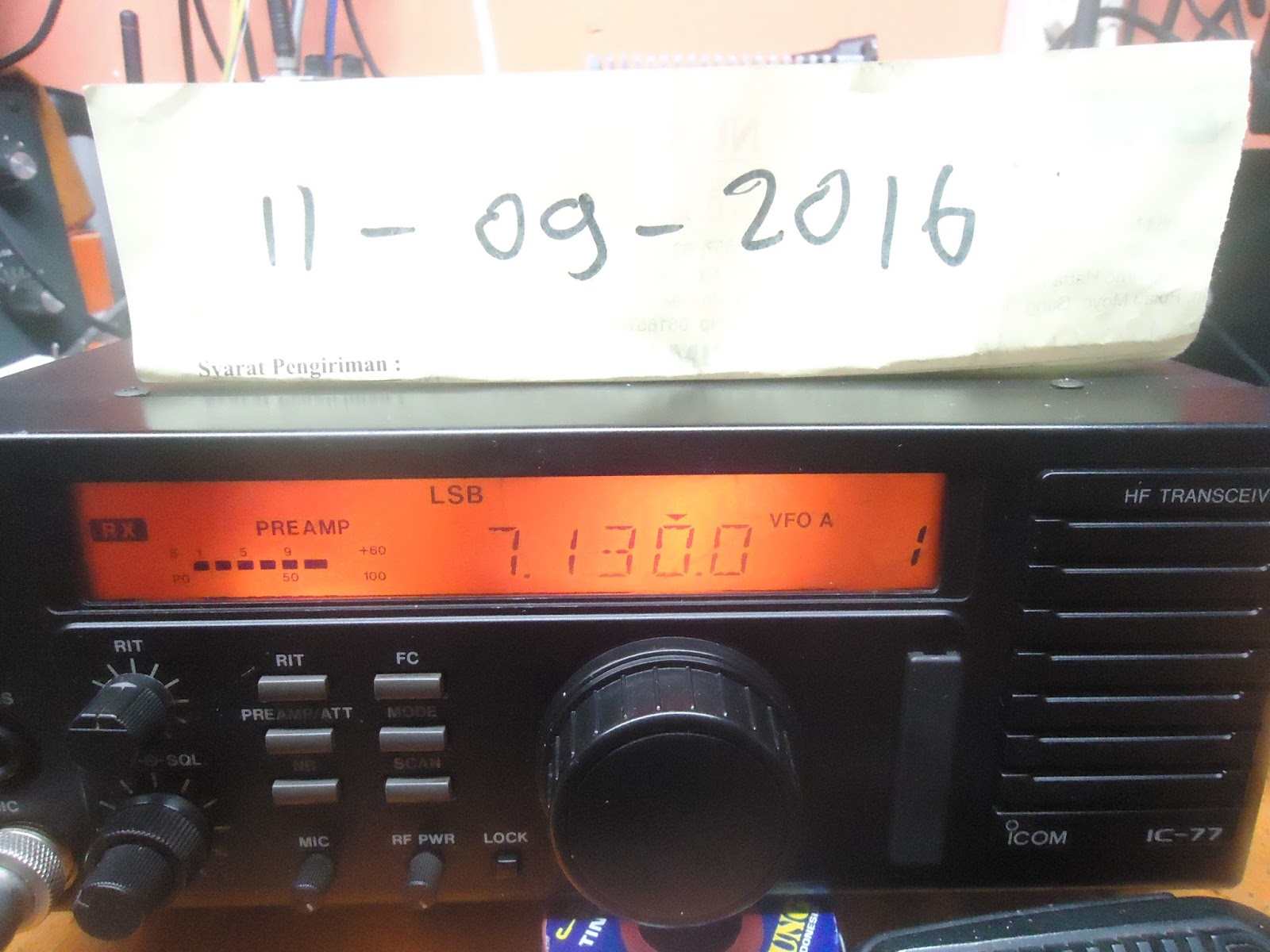 OBIN RADIO: ICOM IC77 ke3 sold out