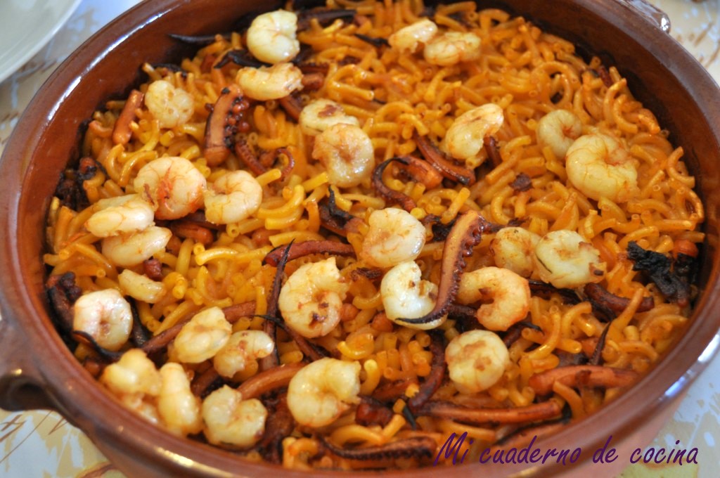 Fideuá al horno | What Eva Bakes