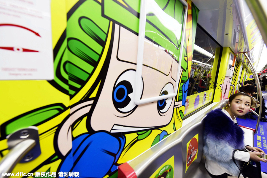 Garden Inside the Train?! Check Out These Colorful Trains in China ...