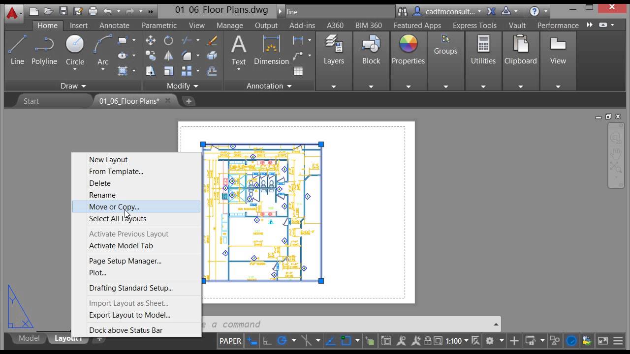 AutoCAD: Layouts - Sobre como exportar um layout para o espaço do ...