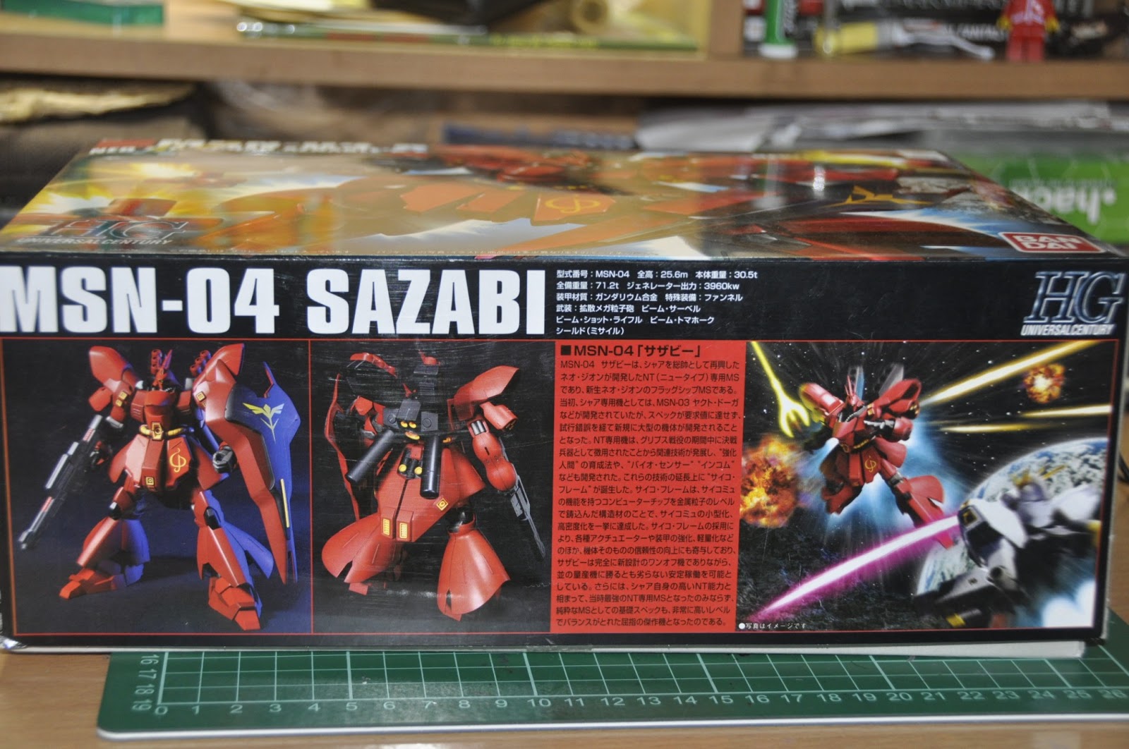 It's an Endless Waltz: Gundam Review: HGUC 1/144 MSN-04 Sazabi