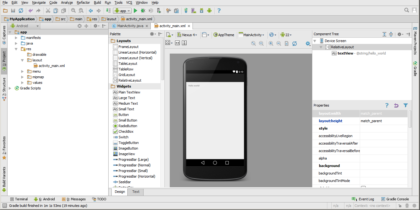 membuat aplikasi android pertama dengan android studio | ARIFWEB WEBNYA ...