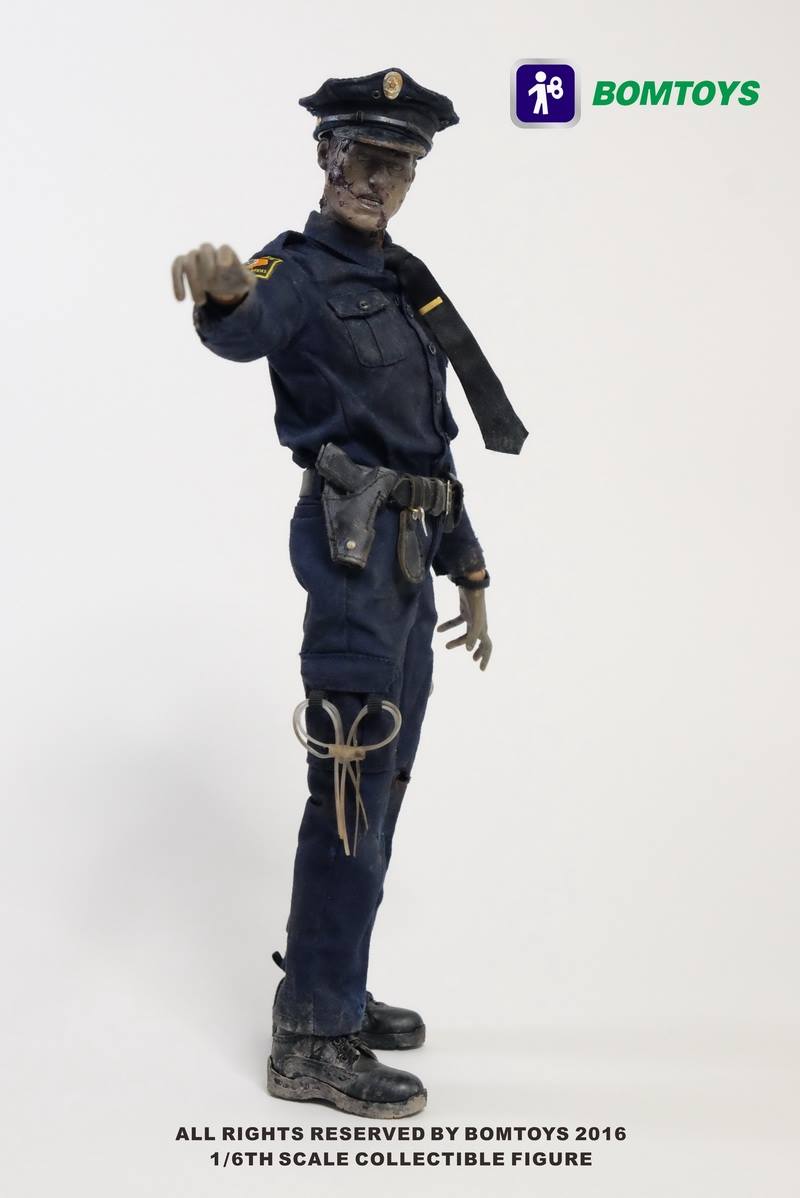 toyhaven: BOM Toys 1:6 scale Zombie Police Officer 12" Figure is going ...