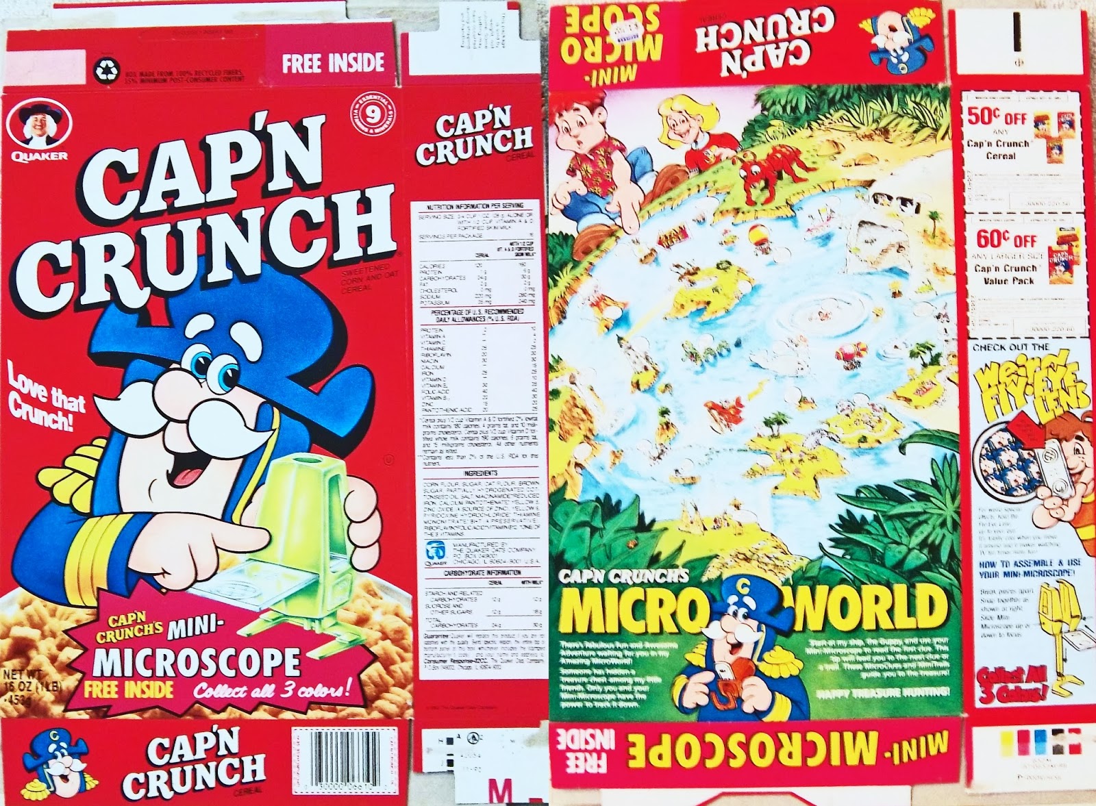 Cereal Box Price Guide Cereal Box Collecting by Pez Outlaw: Cap'n ...