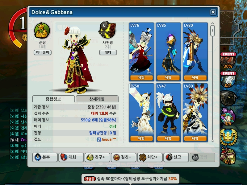 Pangkat Tertinggi di Lost Saga Korea ( Screenshot ) ~ Diesfiera