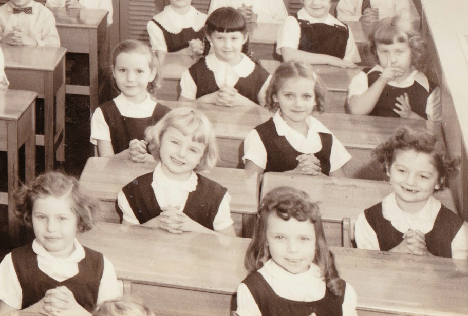 Papergreat: First grade Saint Peter's classroom photo from 1955