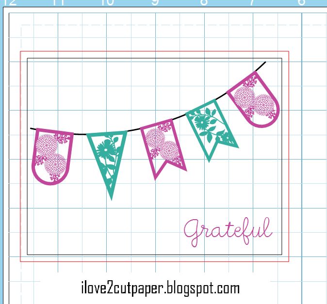 i love 2 cut paper: Pretty Pennants