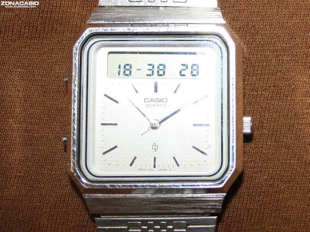 Zona Casio: Casio AT-550: el reloj táctil y ana-digi, cuando los ...