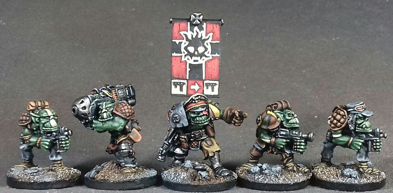 Realms of Chaos: Rogue Trader : Battle at the Farm - Ork troops