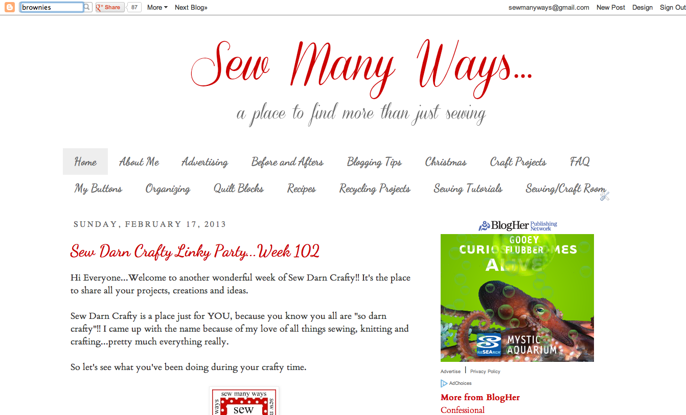 Sew Many Ways...: Blogging Tip...How to Search a Blog
