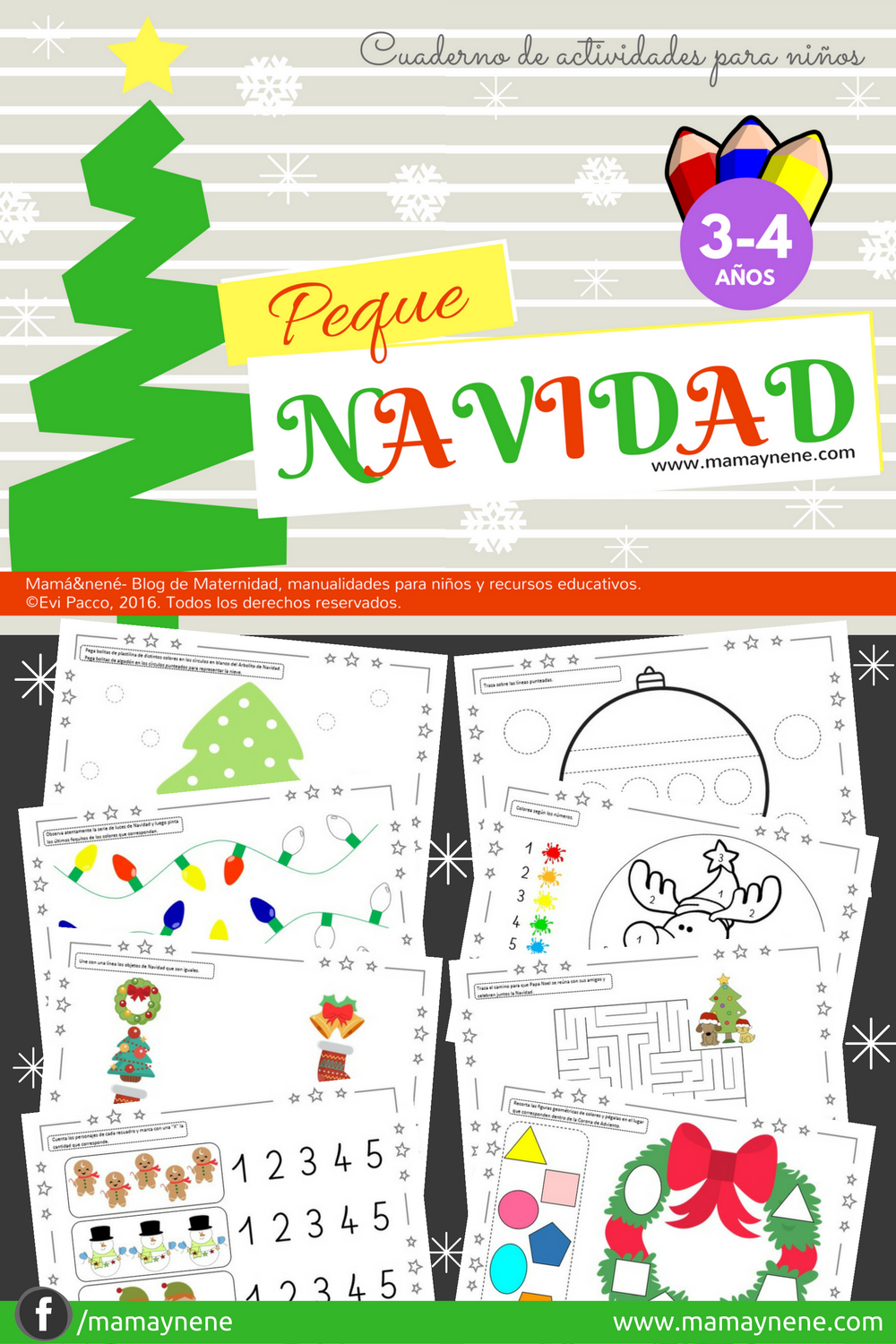 Cuaderno de Actividades Peque Navidad | Mamá&nené - Maternidad y ...