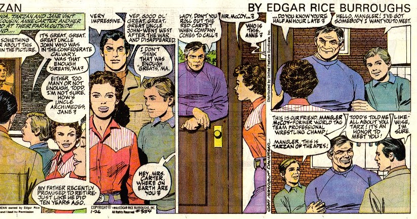 The Crossover Universe: Crossover Comic Strip: Wrestlemania