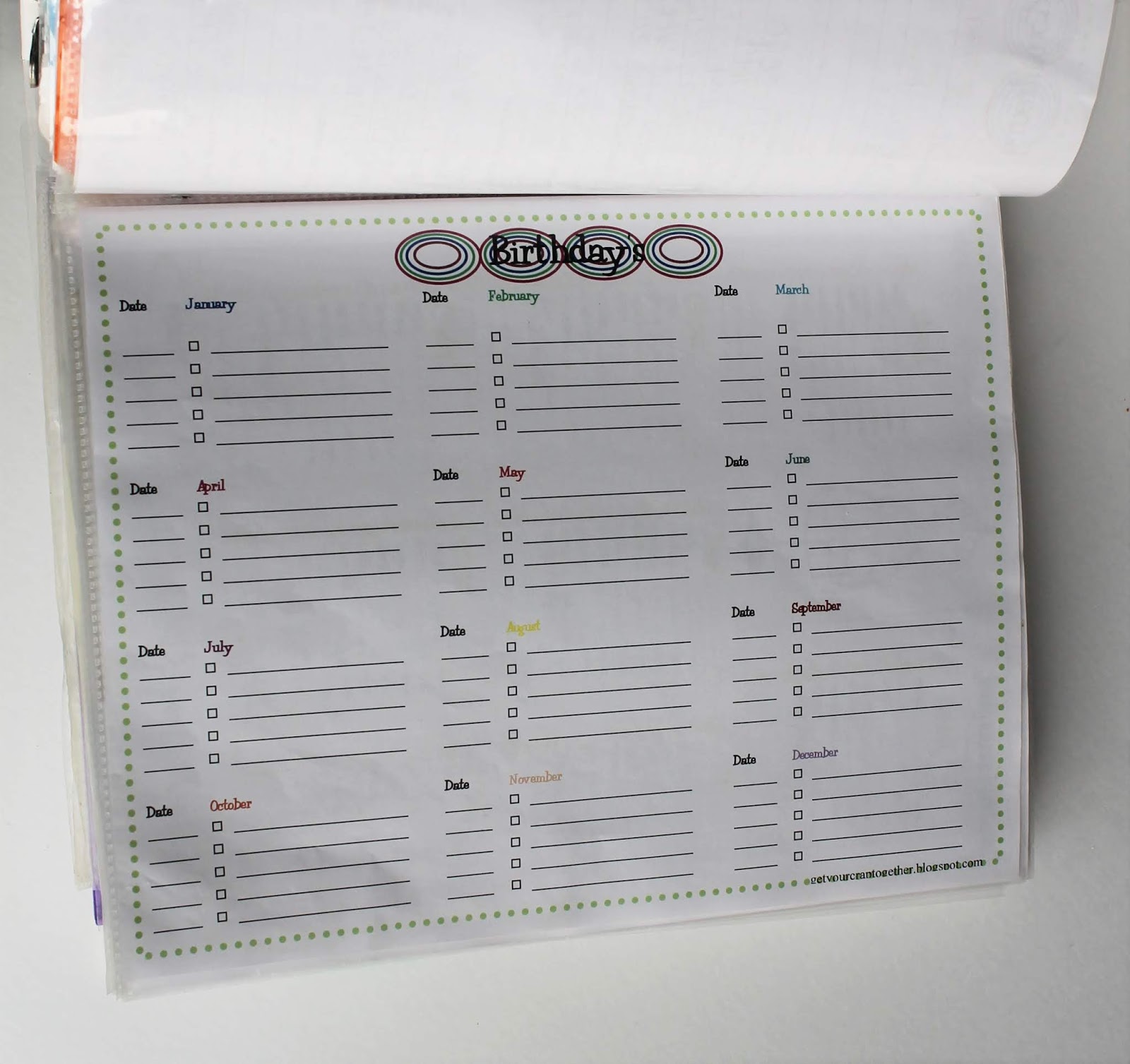 Family and Home Organization Binder Printables | Sew Simple Home