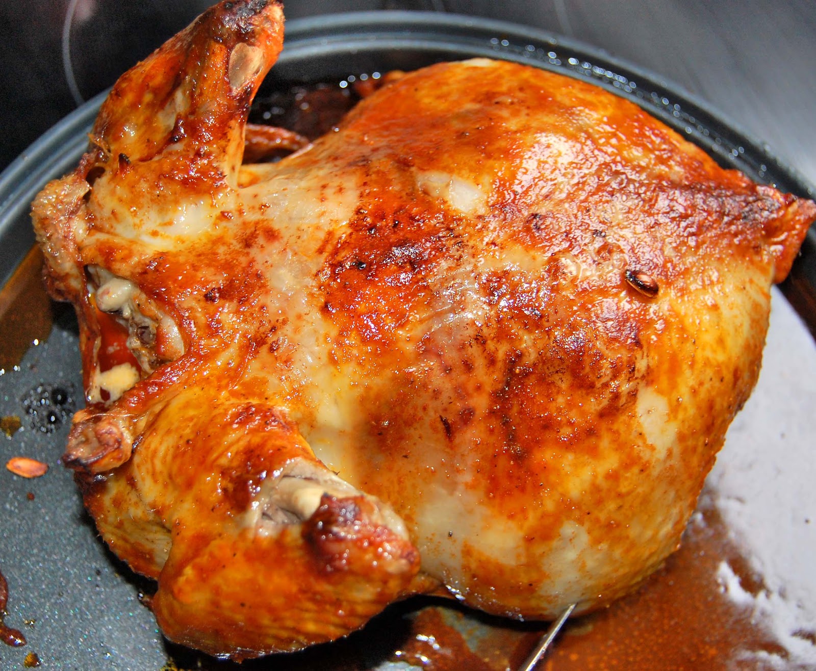 un demi siècle de recettes: Poulet grillé au paprika fumé.