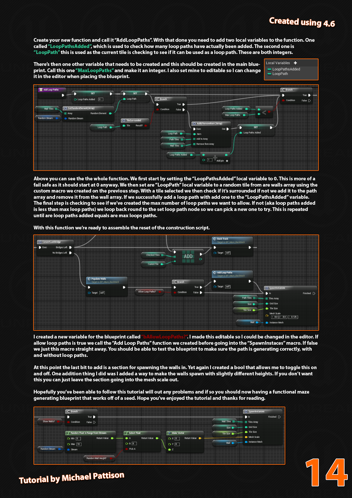 UE4 Tutorial - Random Maze Generator