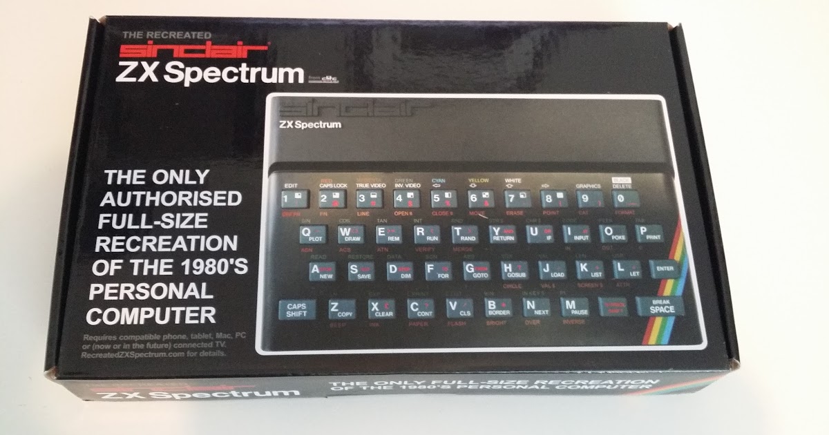 Recreated ZX Spectrum (Bluetooth Keyboard)