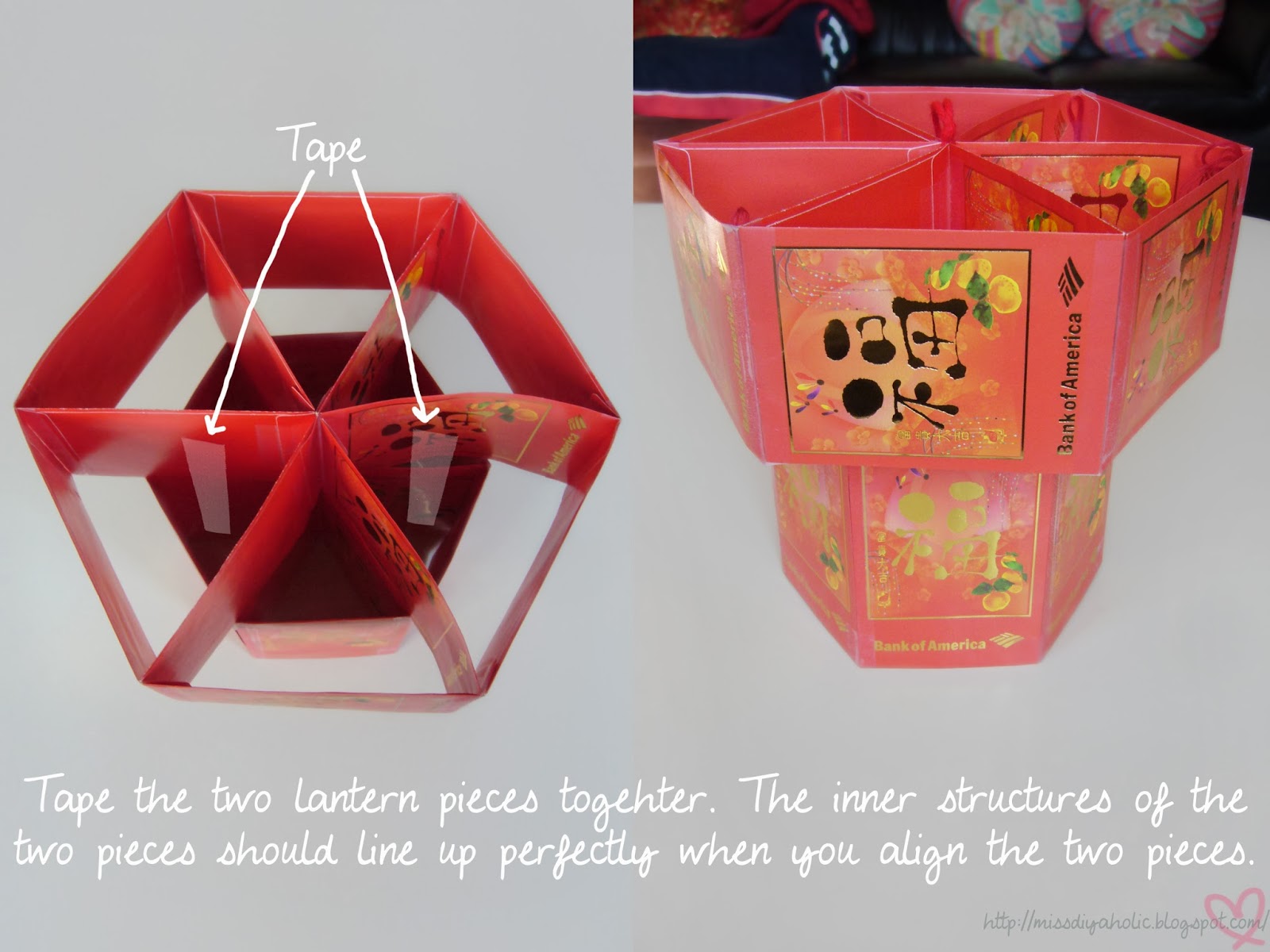 The Wonderful World of DIY: DIY Red Envelope Lantern