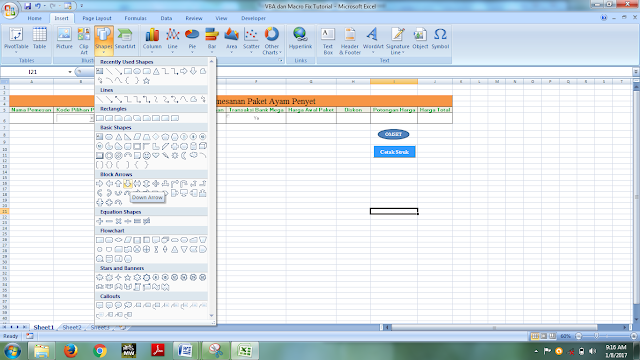 Cara Membuat Visual Basic Application (VBA) sederhana Menggunakan ...