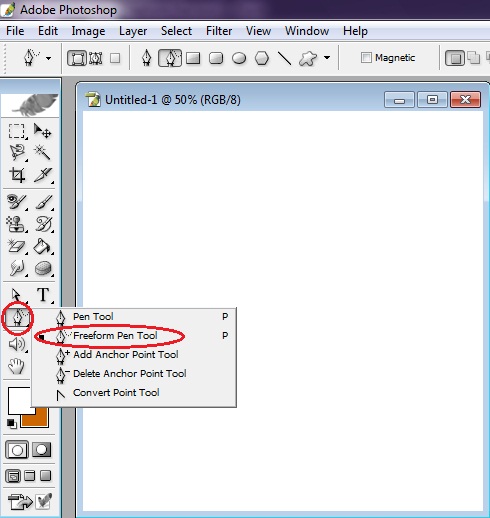 Online Classes for Photoshop: 9. Pen tool: